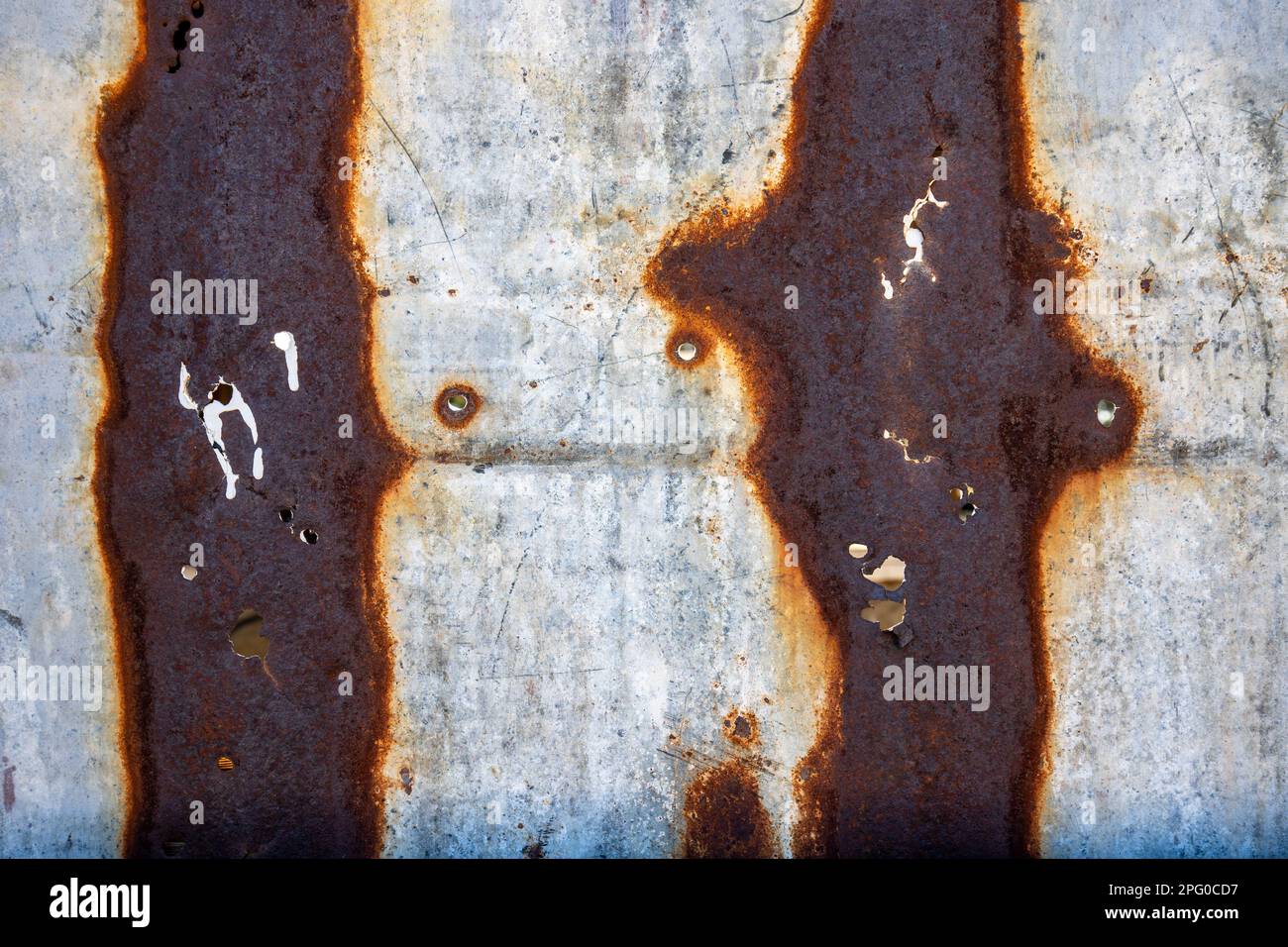 Rust and metal texture on wall Stock Photo - Alamy