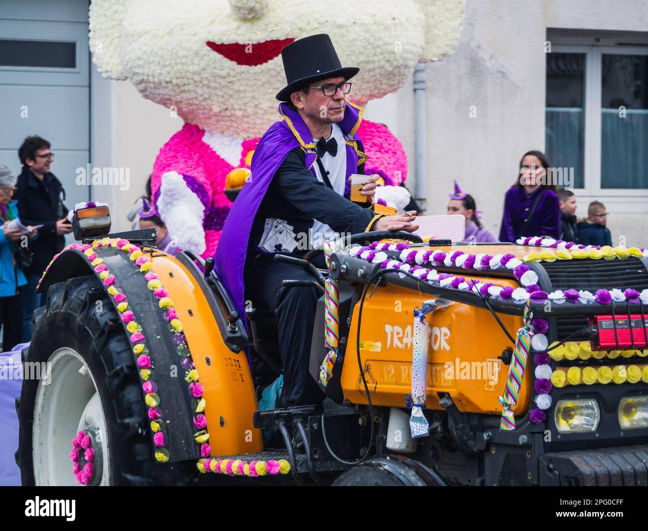 Loriol sur Drome, France - 19 March 2023: "Fete des Bouviers". Shepherd ...
