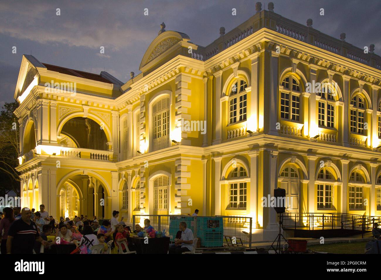 Malaysia, Penang, Georgetown, Town Hall Stock Photo - Alamy