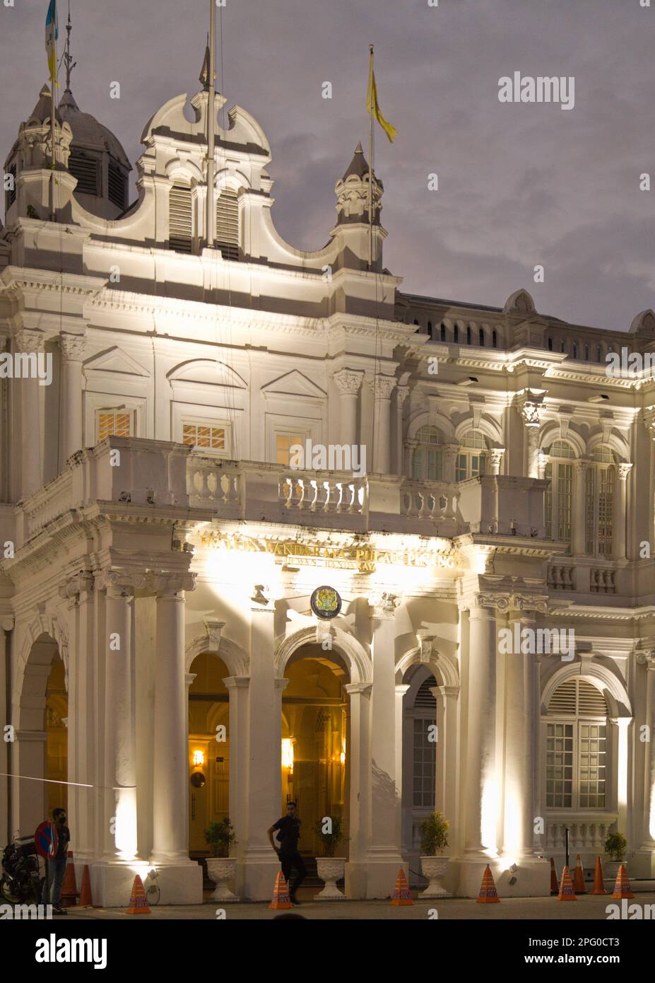Malaysia, Penang, Georgetown, City Hall Stock Photo - Alamy