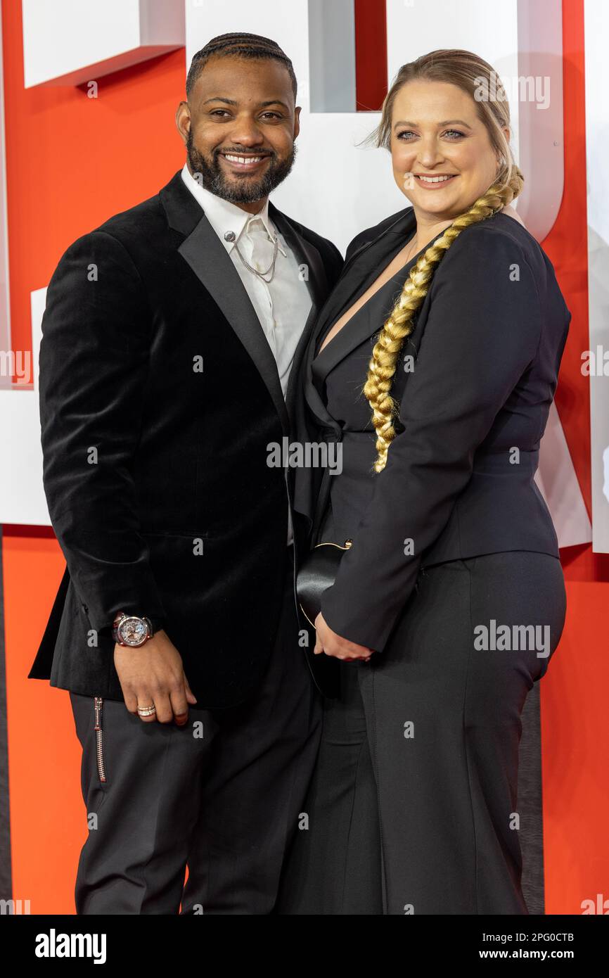 Celebrity red carpet arrivals at the Creed III European Premiere in ...