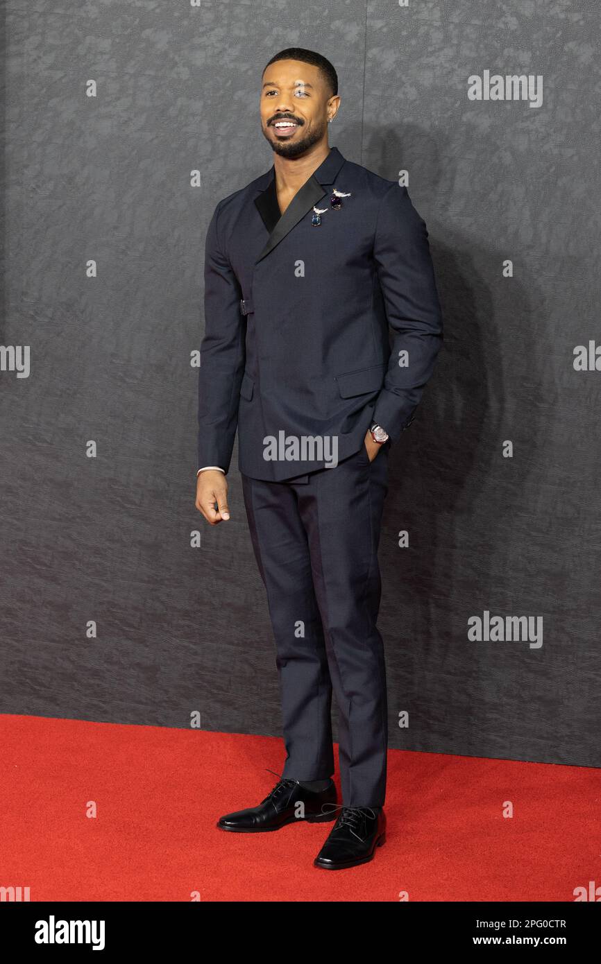 Celebrity red carpet arrivals at the Creed III European Premiere in ...