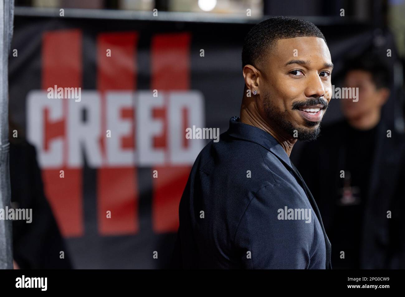 Celebrity red carpet arrivals at the Creed III European Premiere in ...