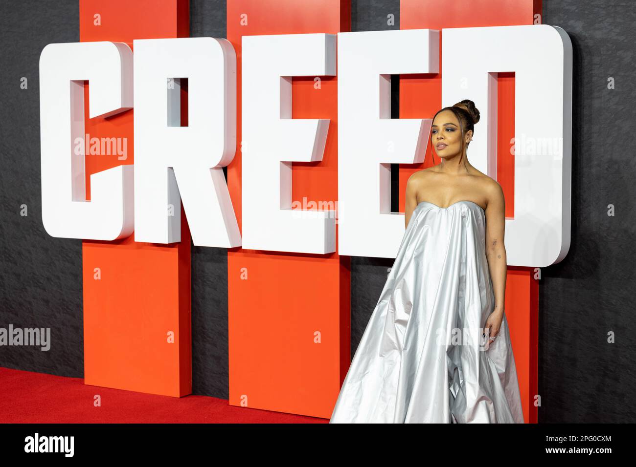 Celebrity red carpet arrivals at the Creed III European Premiere in ...