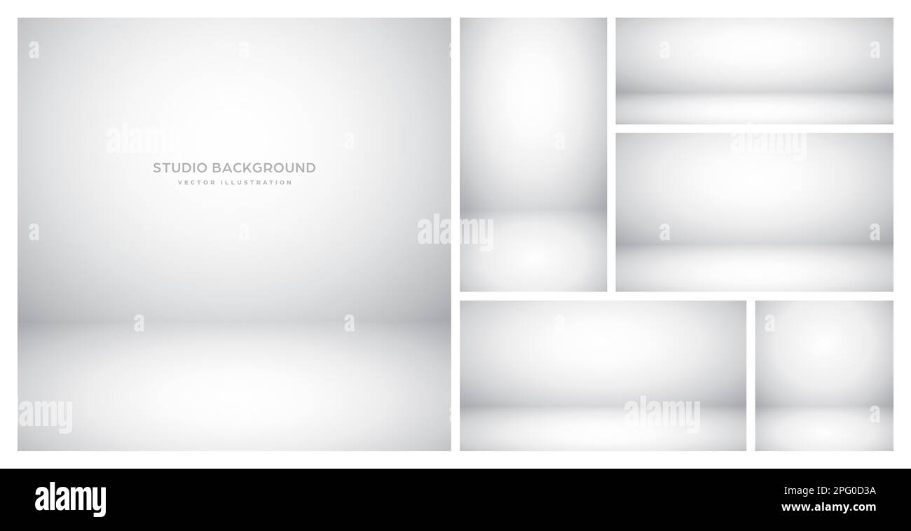 Empty gray studio abstract backgrounds with spotlight effect. Product ...