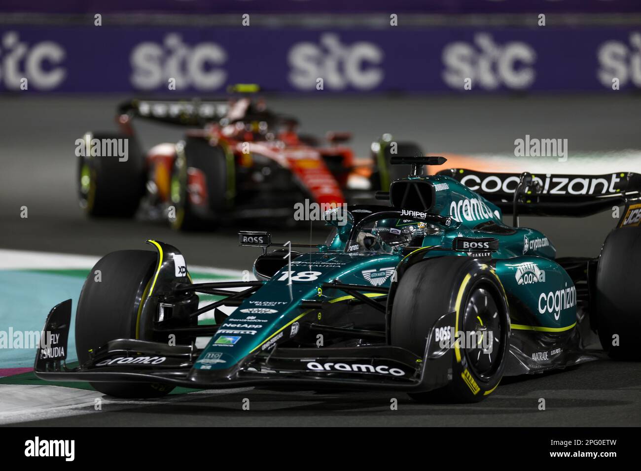 18 STROLL Lance (can), Aston Martin F1 Team AMR23, action during the Formula 1 STC Saudi Arabian ...