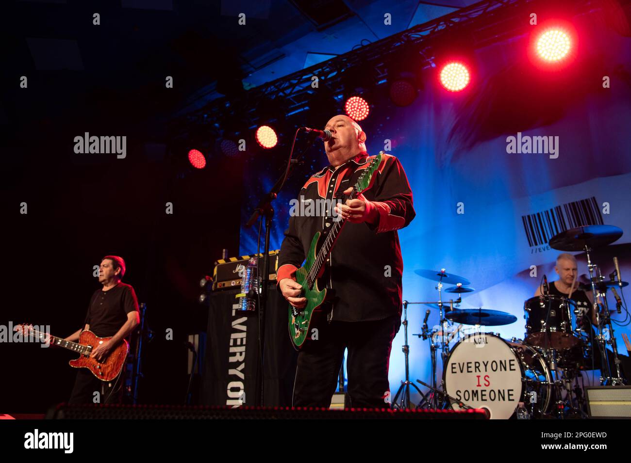 Jake Burns, Ian McCallum & Steve Grantley of Stiff Little Fingers ...