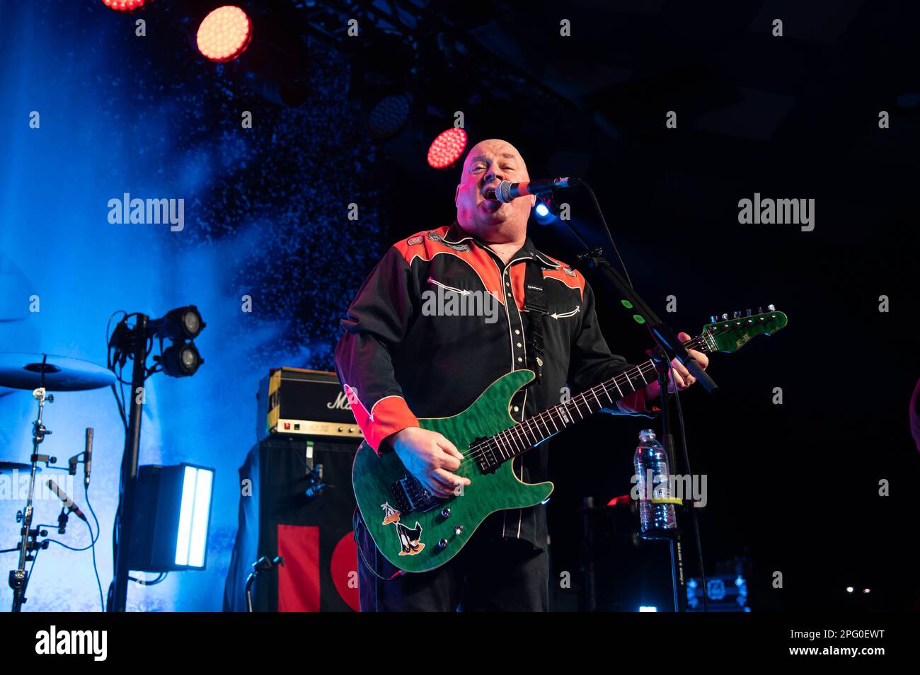 Jake Burns of Stiff Little Fingers Performing at the Barrowland Glasgow ...