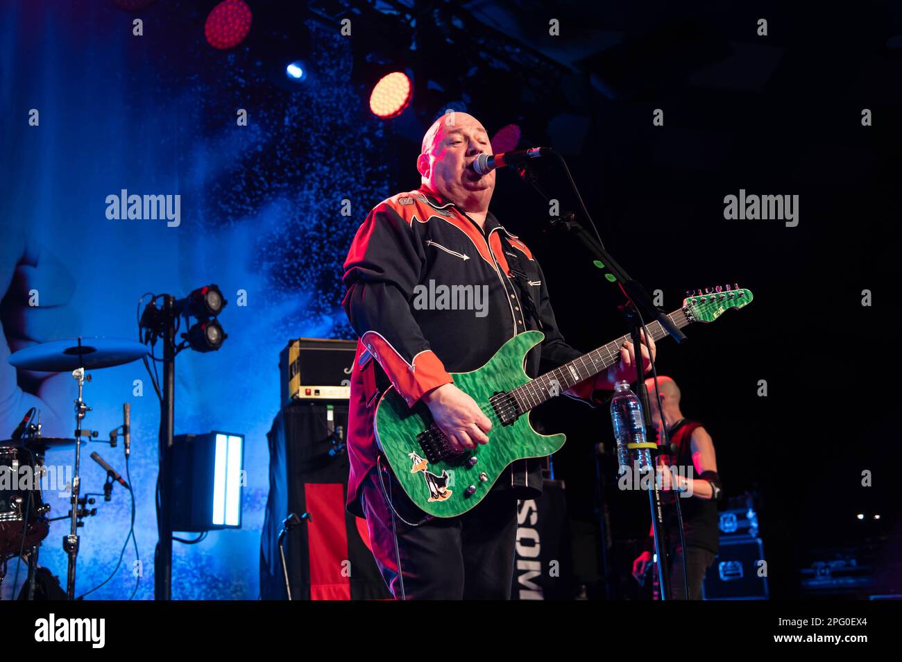 Jake Burns of Stiff Little Fingers Performing at the Barrowland Glasgow ...