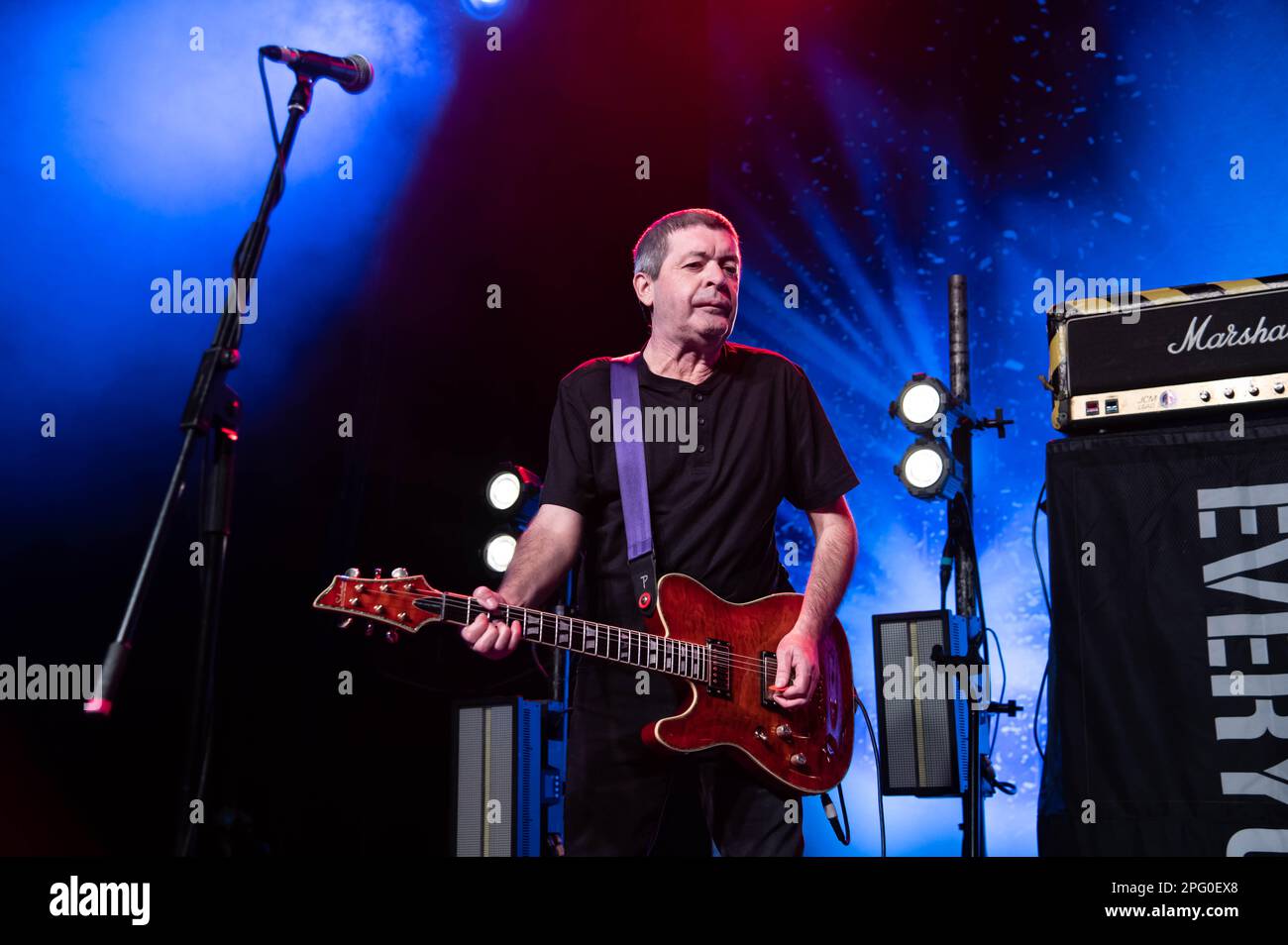 Ian McCallum of Stiff Little Fingers Performing at the Barrowland ...
