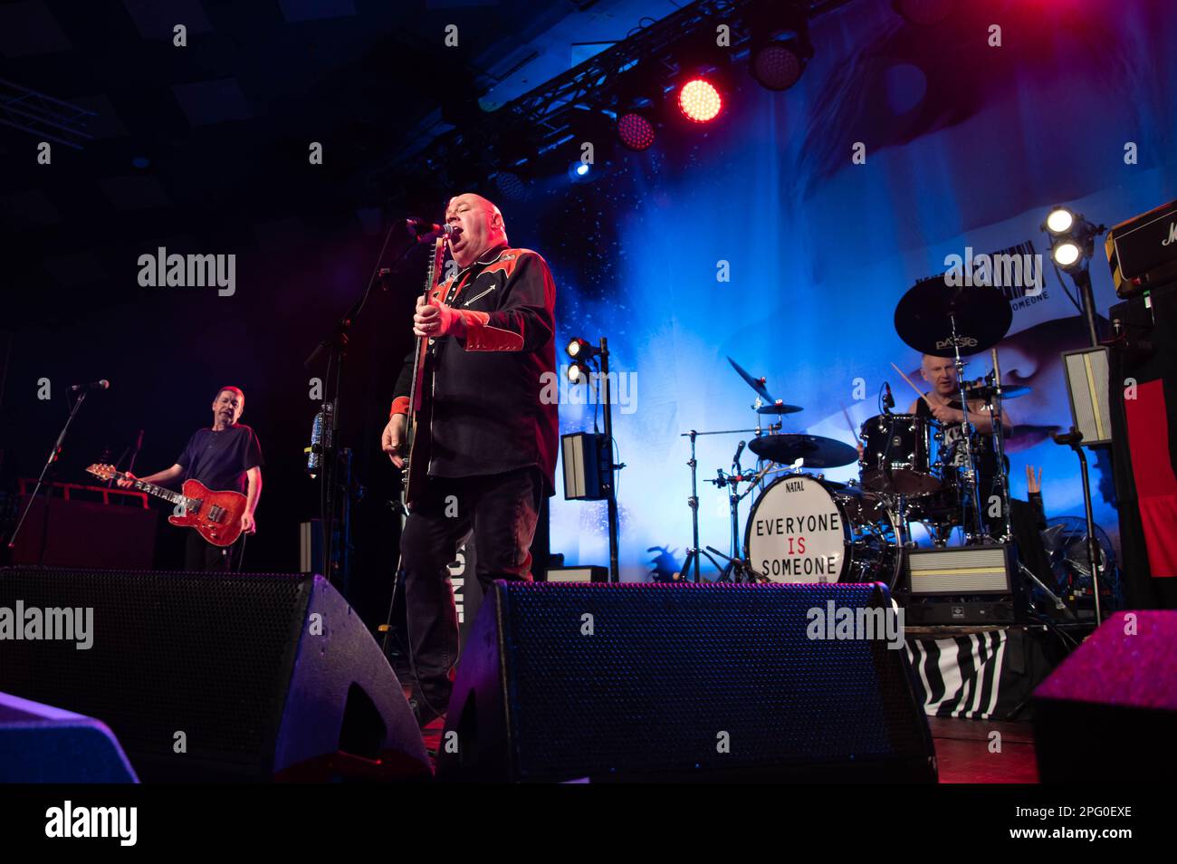 Jake Burns, Ian McCallum & Steve Grantley of Stiff Little Fingers ...