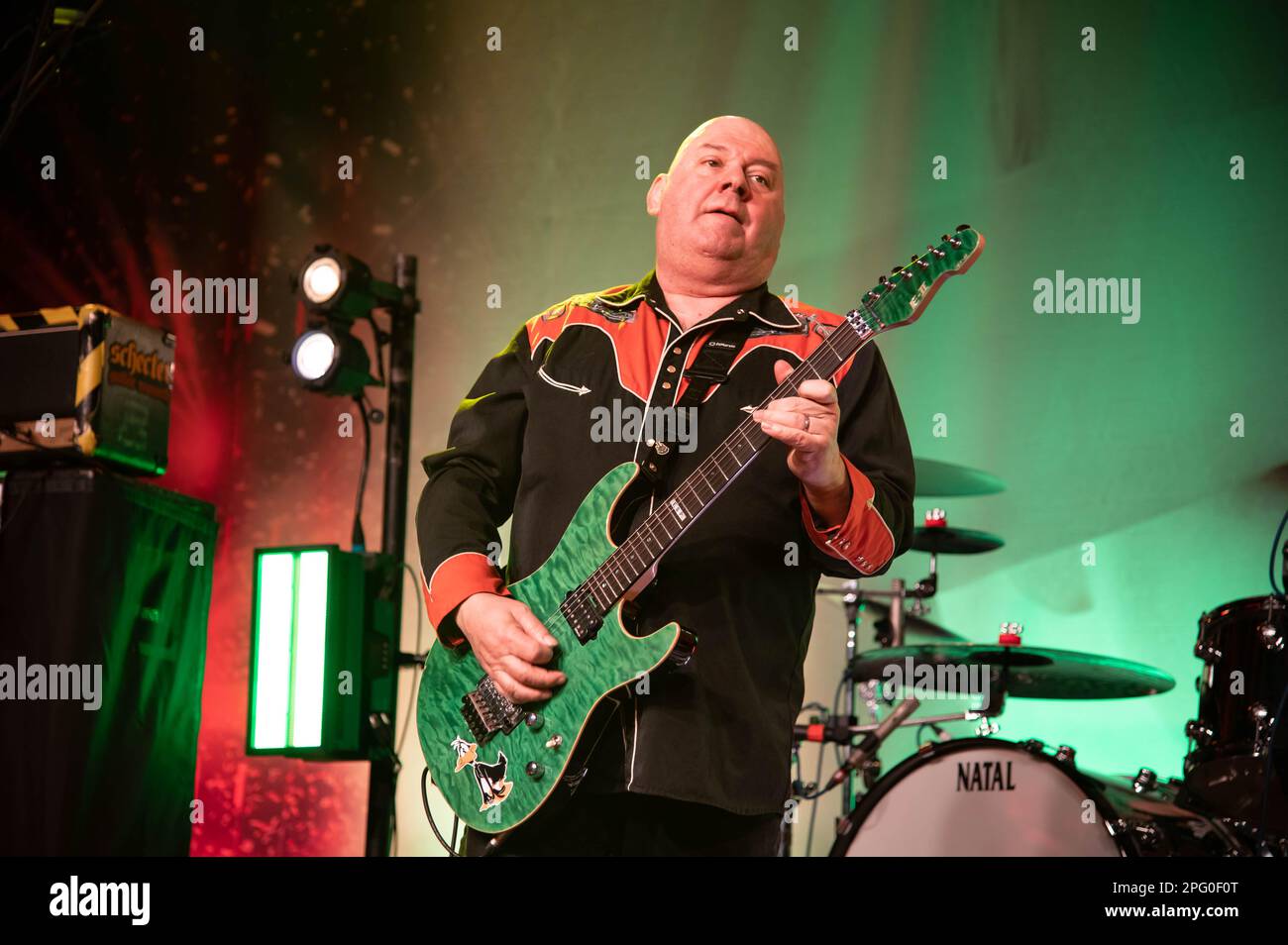 Jake Burns of Stiff Little Fingers Performing at the Barrowland Glasgow ...