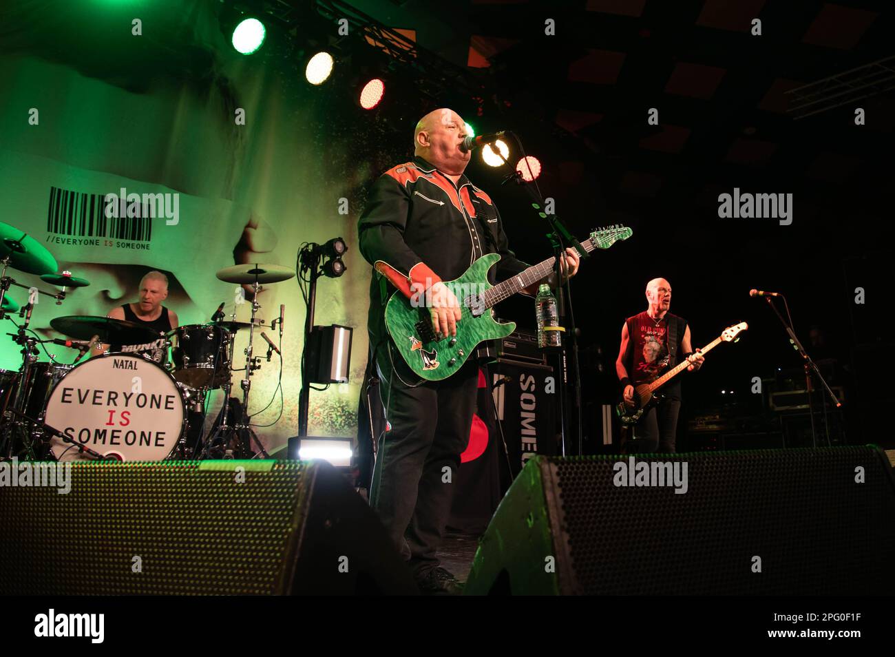 Jake Burns, Ali McMordie & Steve Grantley of Stiff Little Fingers ...