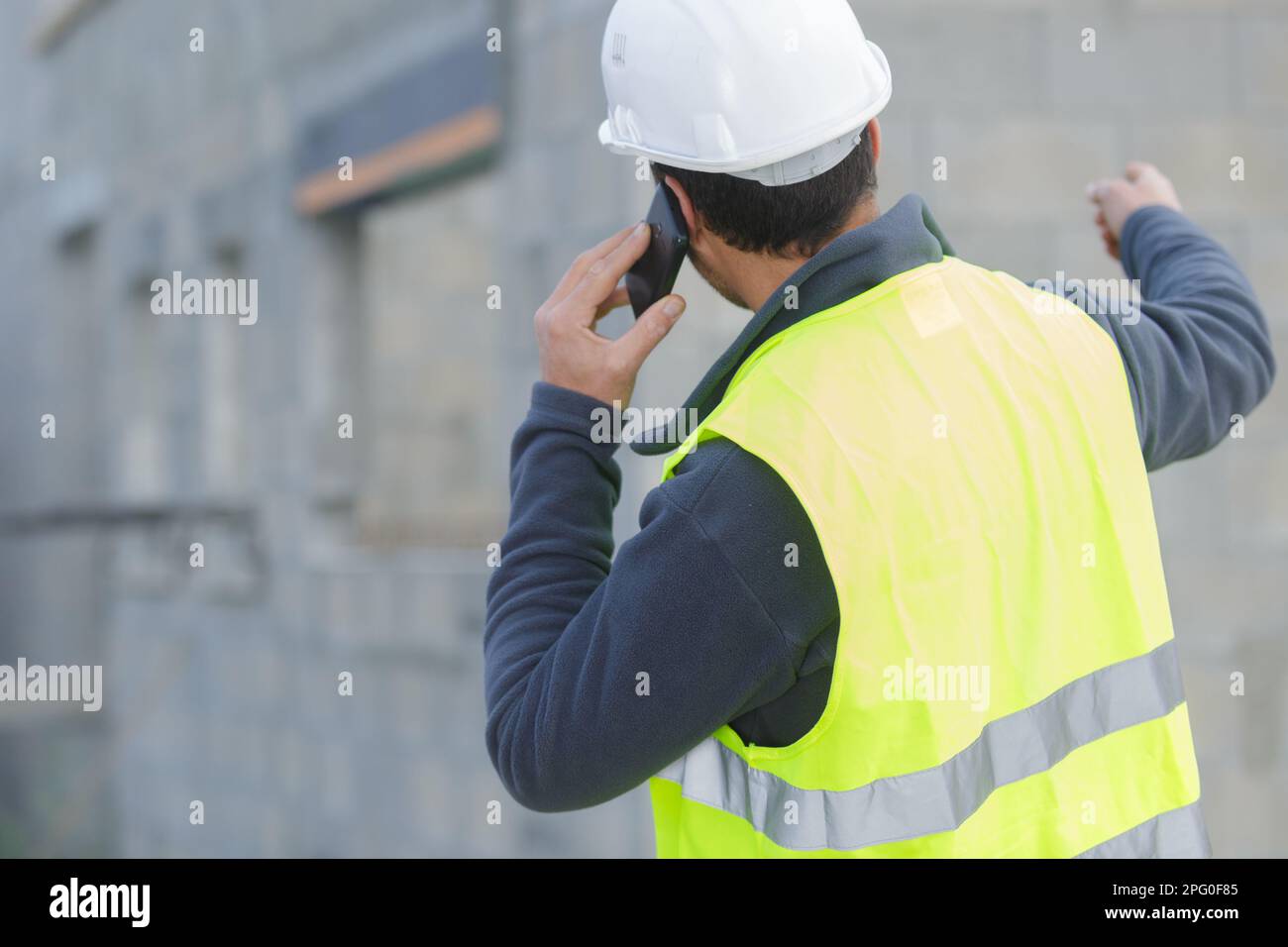 electrical engineer is working outdoors Stock Photo - Alamy
