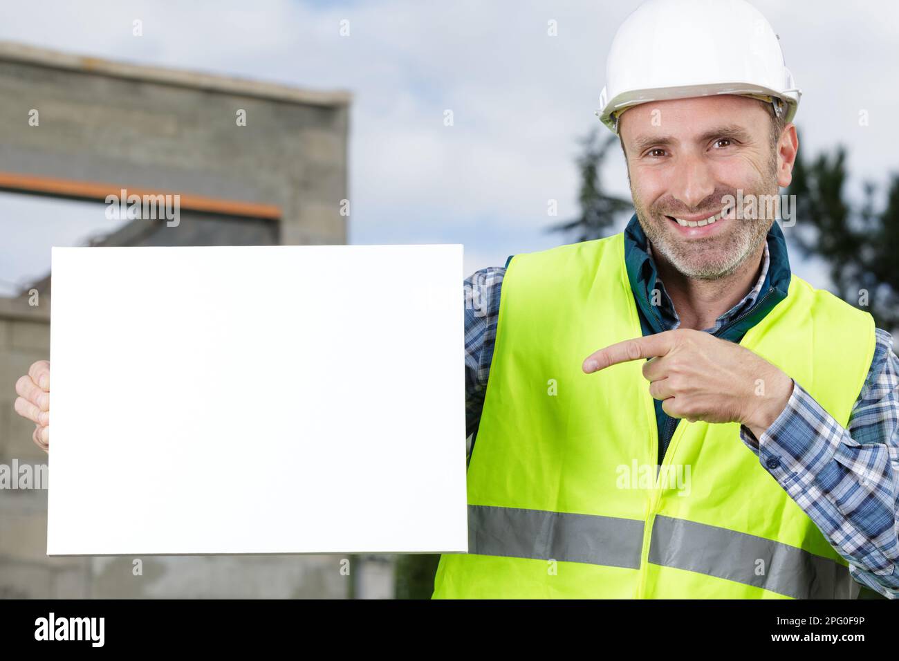 an engineer showing the board Stock Photo - Alamy
