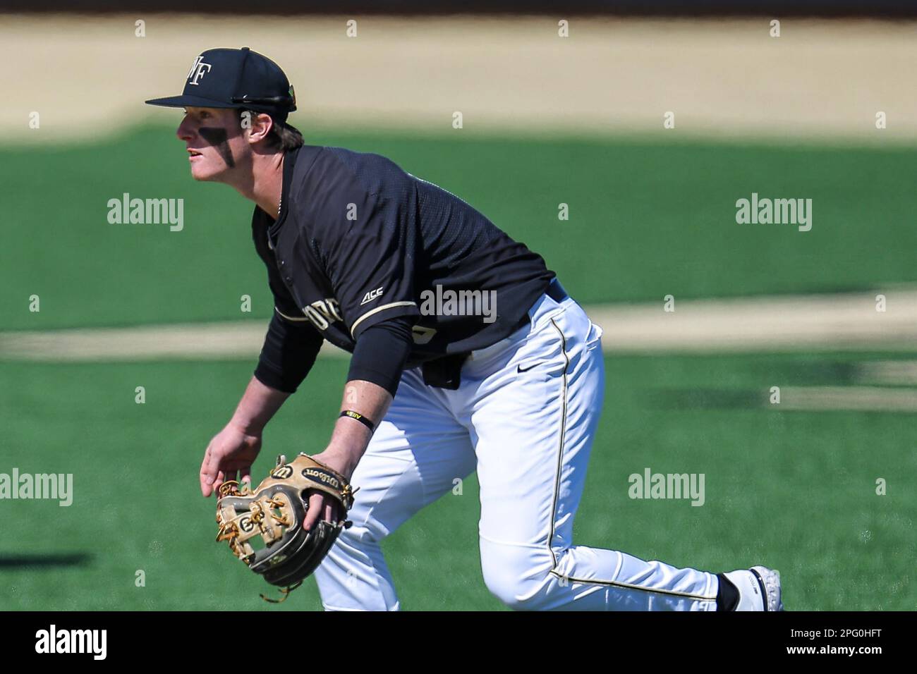 March 19, 2023: Wake Forest University junior Justin Johnson (6) gets ...