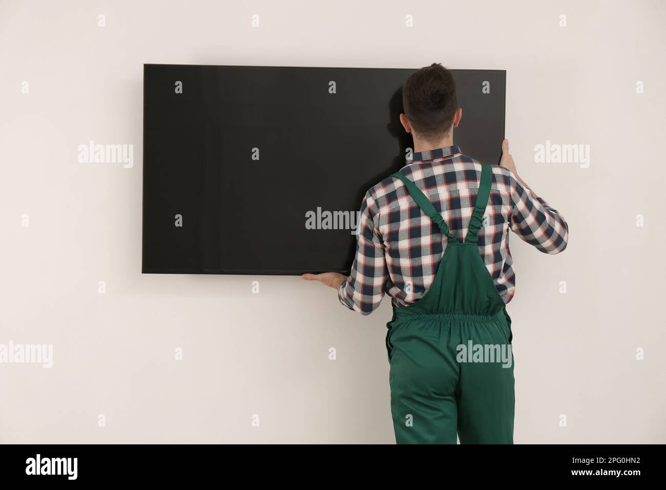 Flat screen tv back of hi-res stock photography and images - Alamy