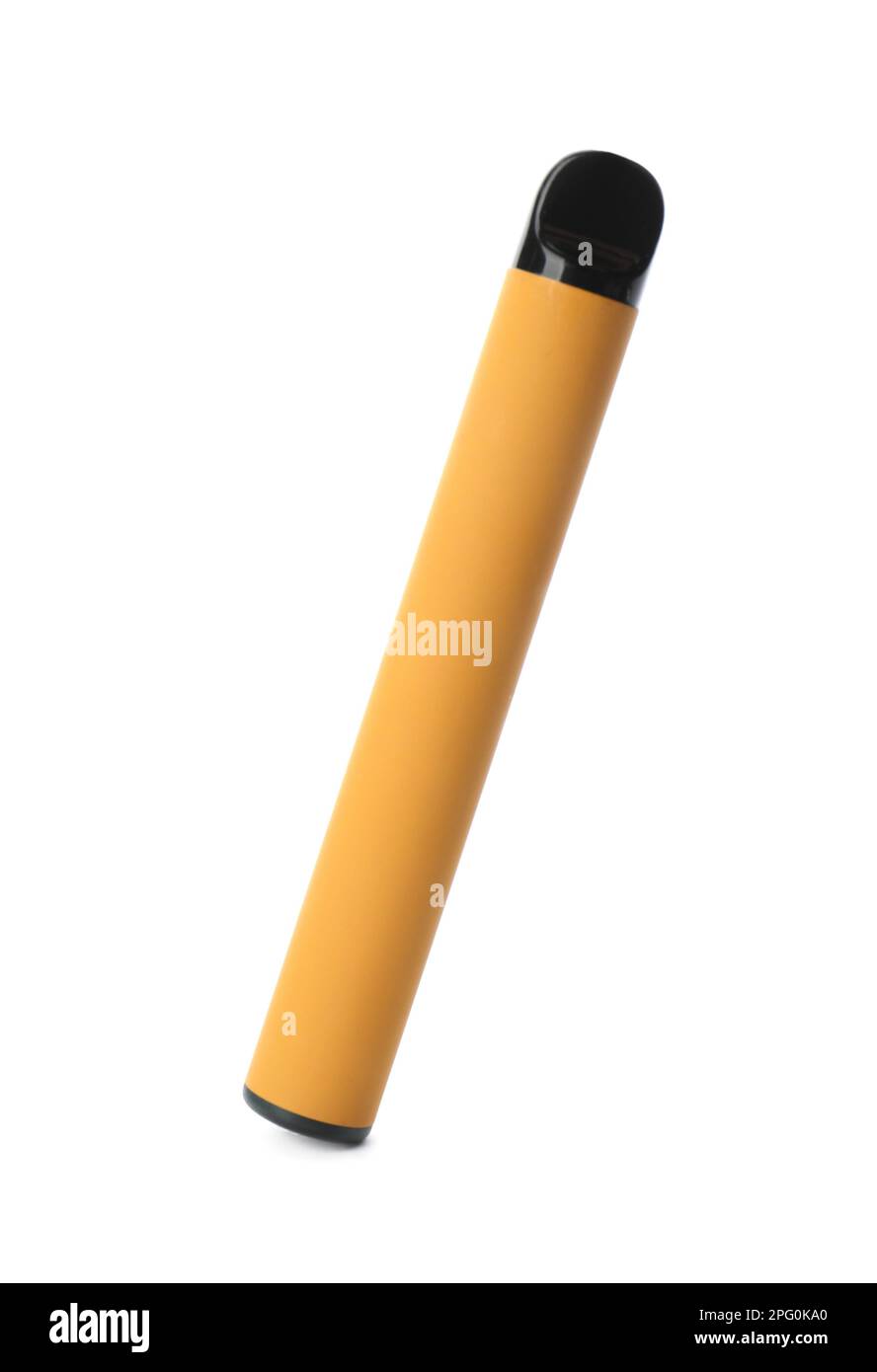Disposable electronic smoking device isolated on white Stock Photo - Alamy