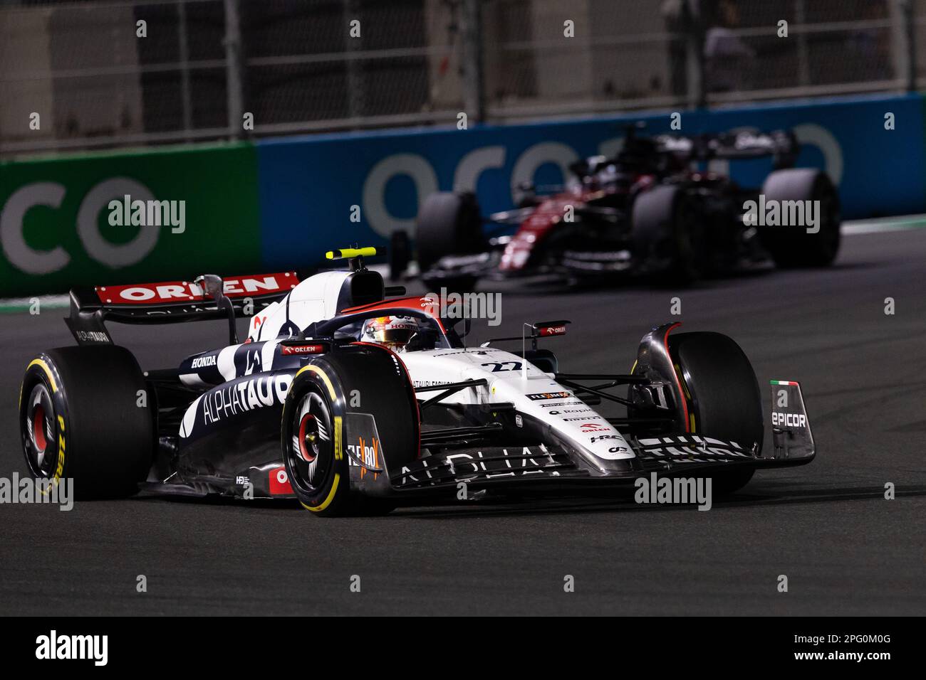 22 TSUNODA Yuki (jap), Scuderia AlphaTauri AT04, action during the Formula 1 STC Saudi Arabian ...