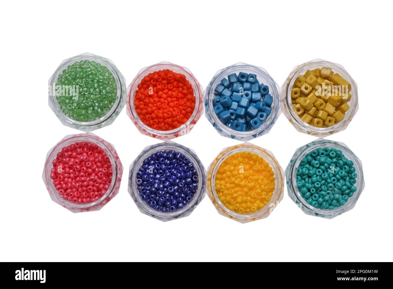 Plastic containers different beads hi-res stock photography and images ...