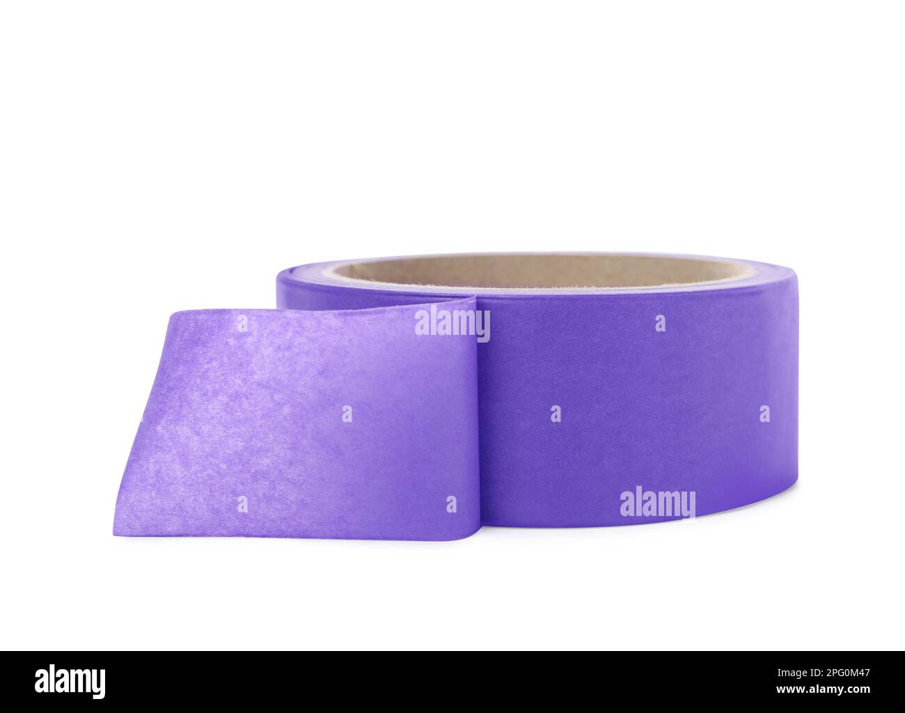 Roll of violet adhesive tape isolated on white Stock Photo - Alamy