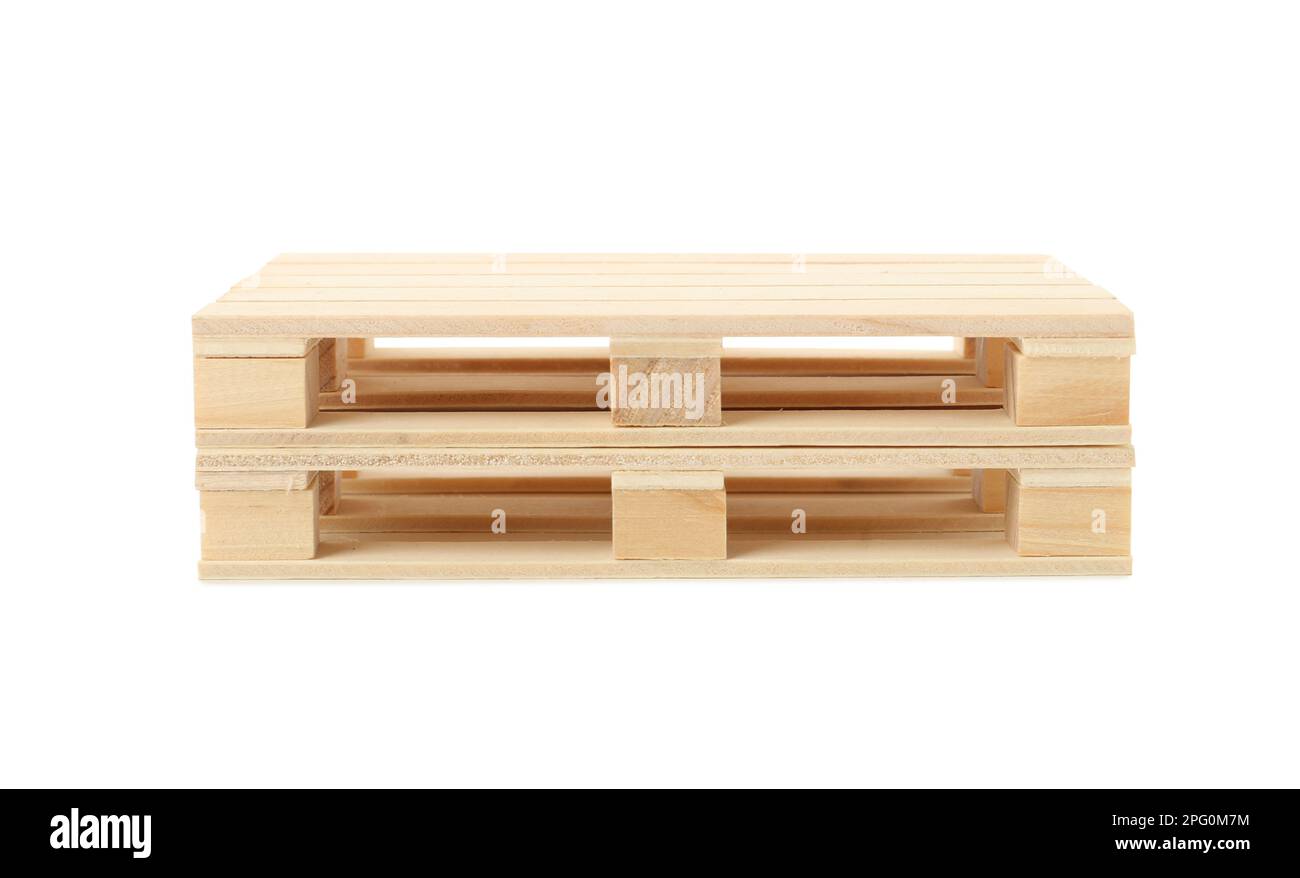 Warehouse pallets stacked Cut Out Stock Images & Pictures - Alamy