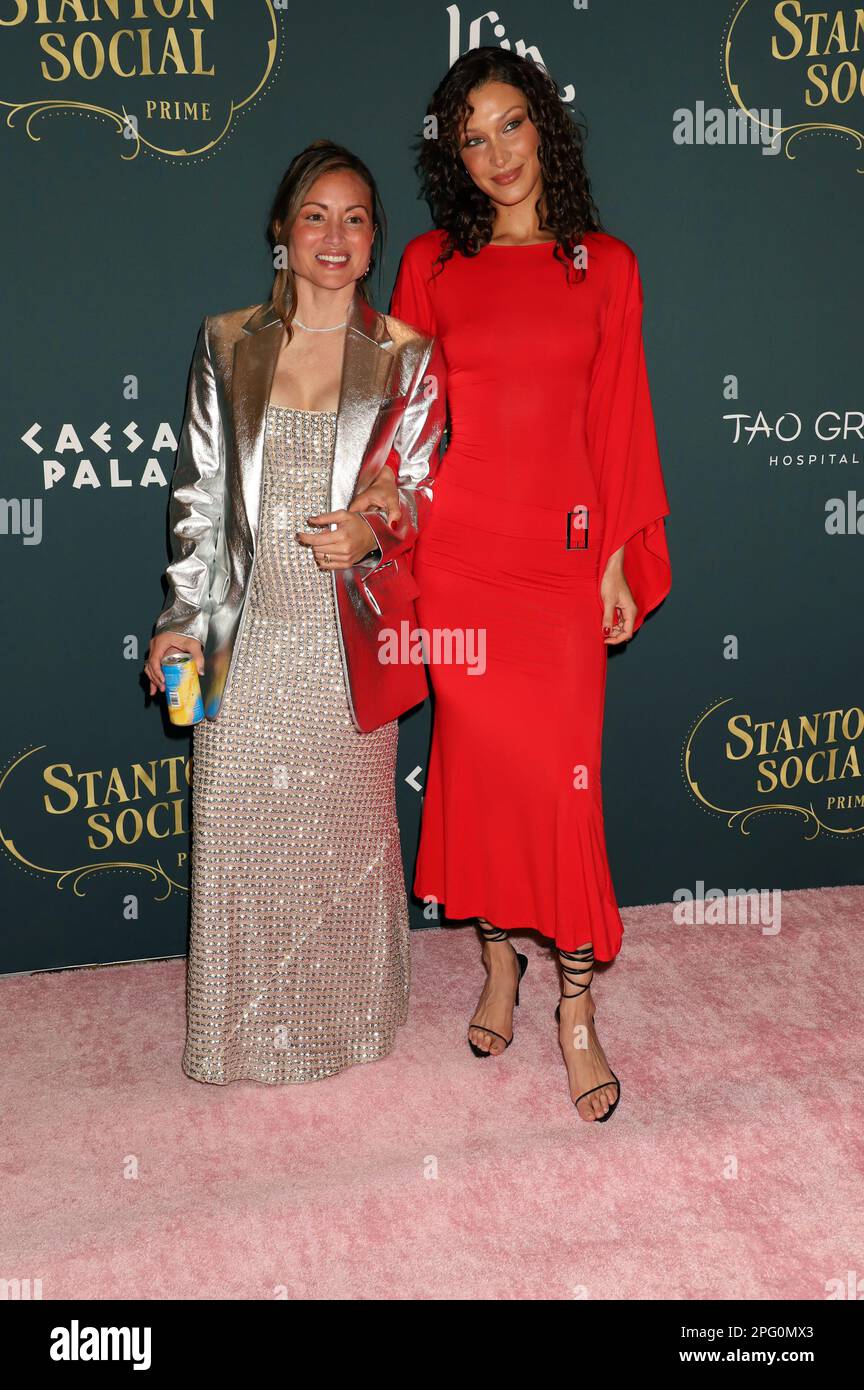 Las Vegas, Nevada, USA. 18th March, 2023. Bella Hadid and Jen Batchelor ...