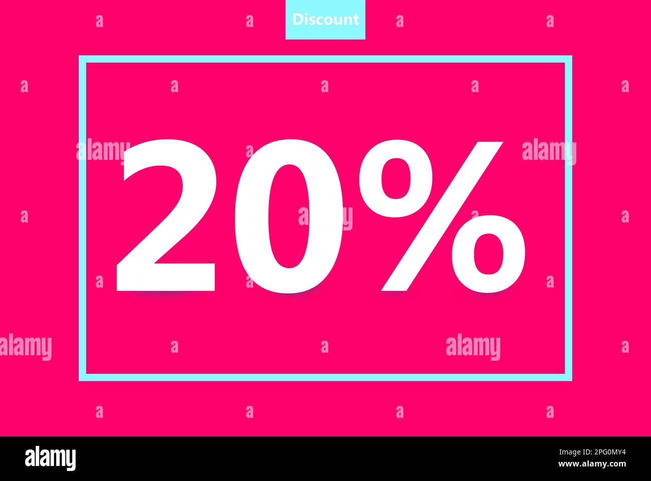 20 percent discount pink hi-res stock photography and images - Alamy