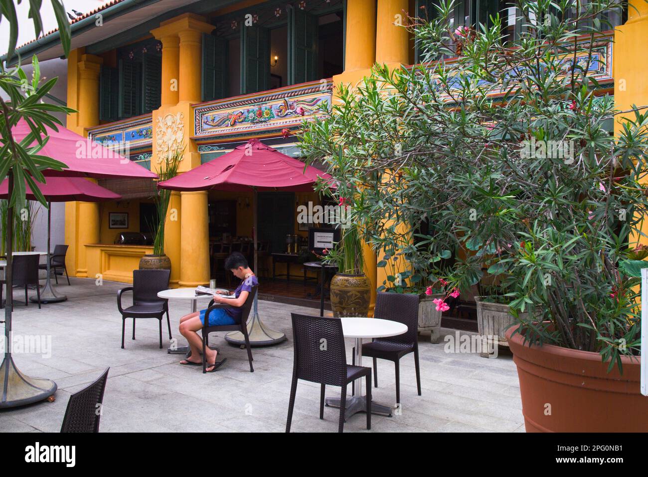 Malaysia, Penang, Georgetown, Yeng Keng Hotel Stock Photo - Alamy
