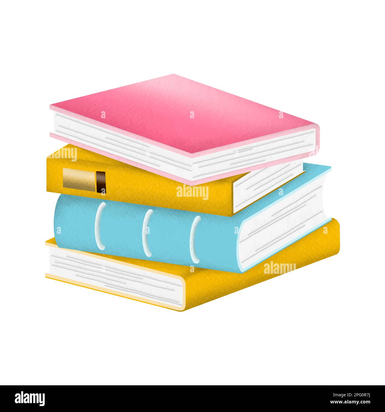 Stacked books clipart hi-res stock photography and images - Alamy
