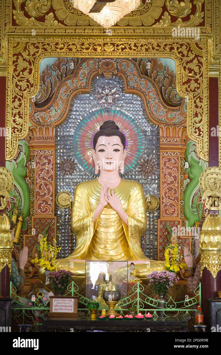 Malaysia, Penang, Georgetown, Burmese Buddhist Temple Stock Photo - Alamy