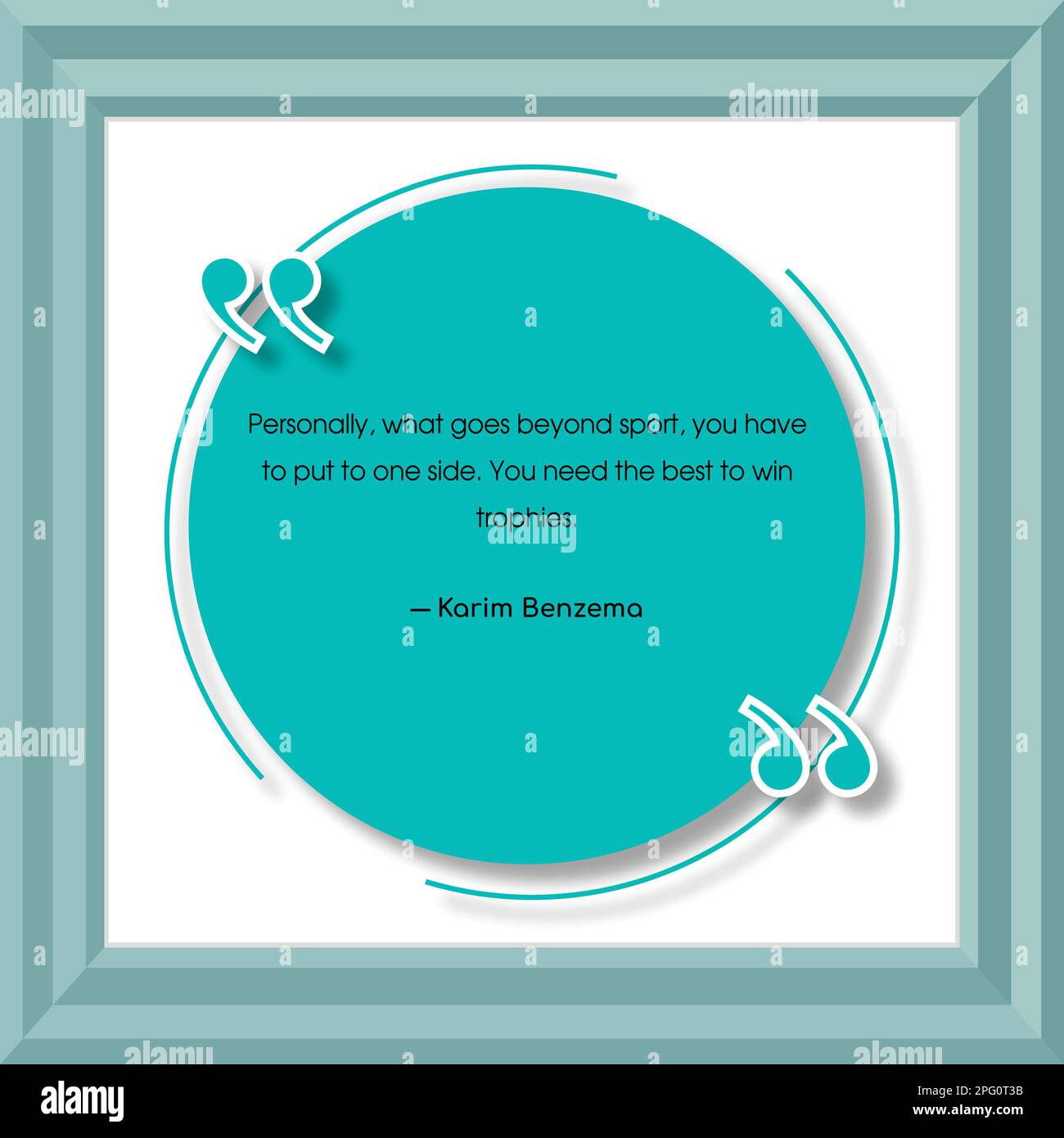 Karim benzema motivation Stock Vector Images - Alamy