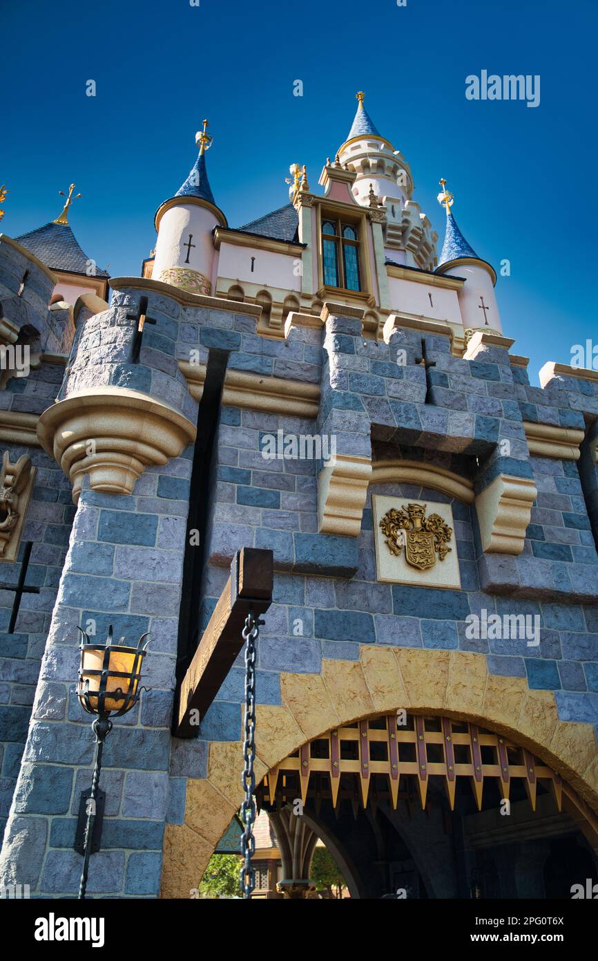 June 2022 - Disneyland - Sleeping Beauty Castle - Anaheim, California ...
