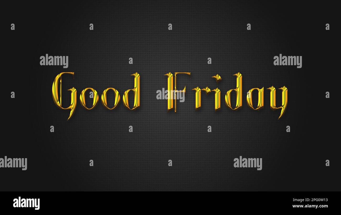 Good friday lettering hi-res stock photography and images - Alamy