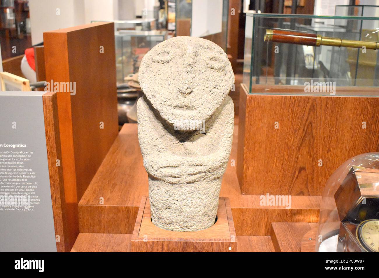 A historical sculpture in Bogota Colombia Stock Photo - Alamy