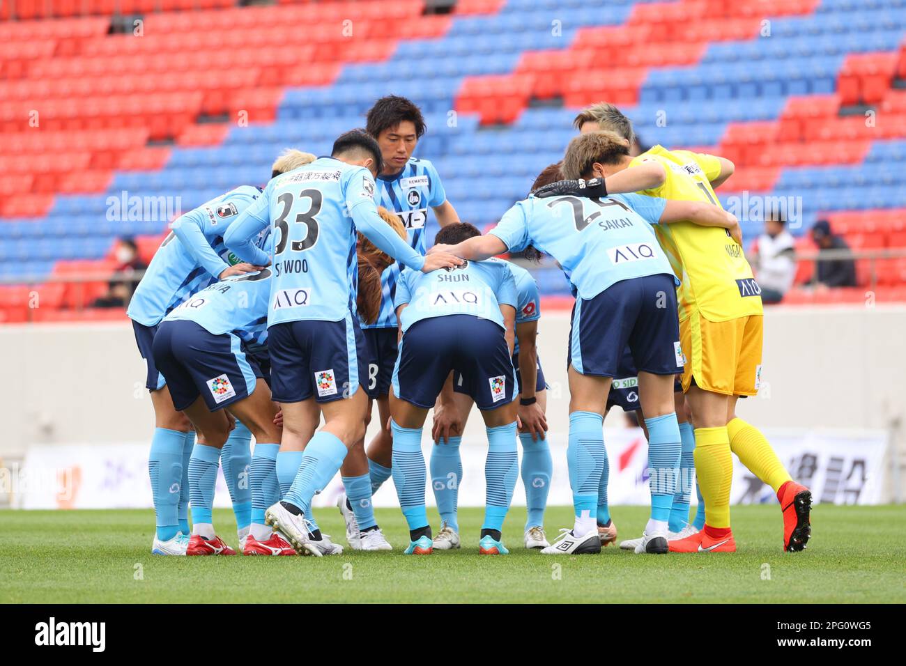 Hanazono Rugby Stadium, Osaka, Japan. 18th Mar, 2023. FC Osaka team group, MARCH 18, 2023 ...