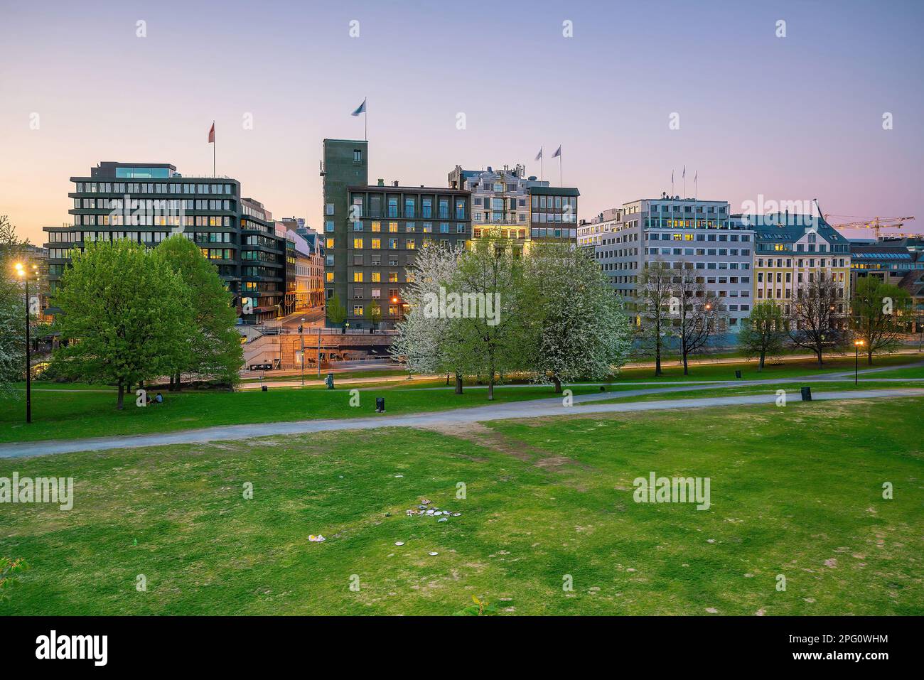 Oslo skyline port in hi-res stock photography and images - Alamy