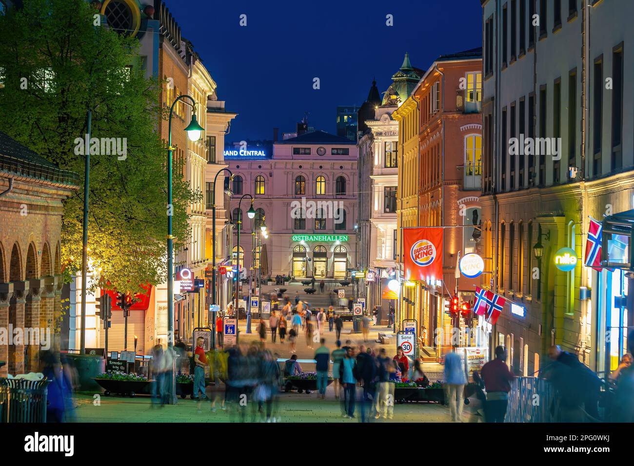 Oslo city center cityscape hi-res stock photography and images - Alamy
