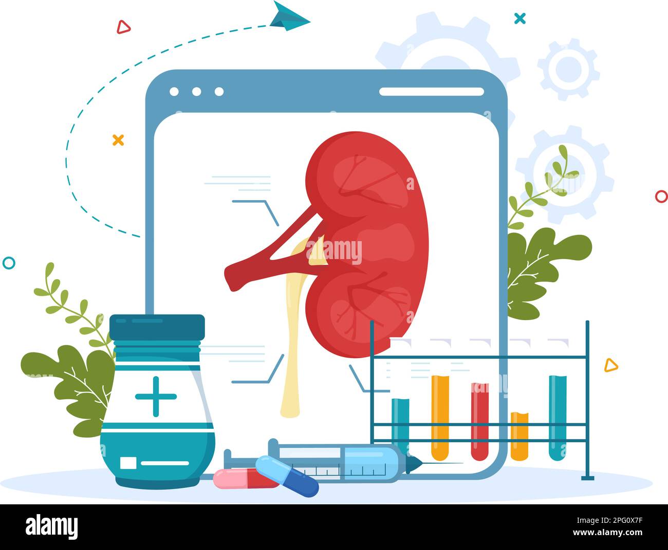 Nephrologist Illustration with Cardiologist, Proctologist and Treat ...