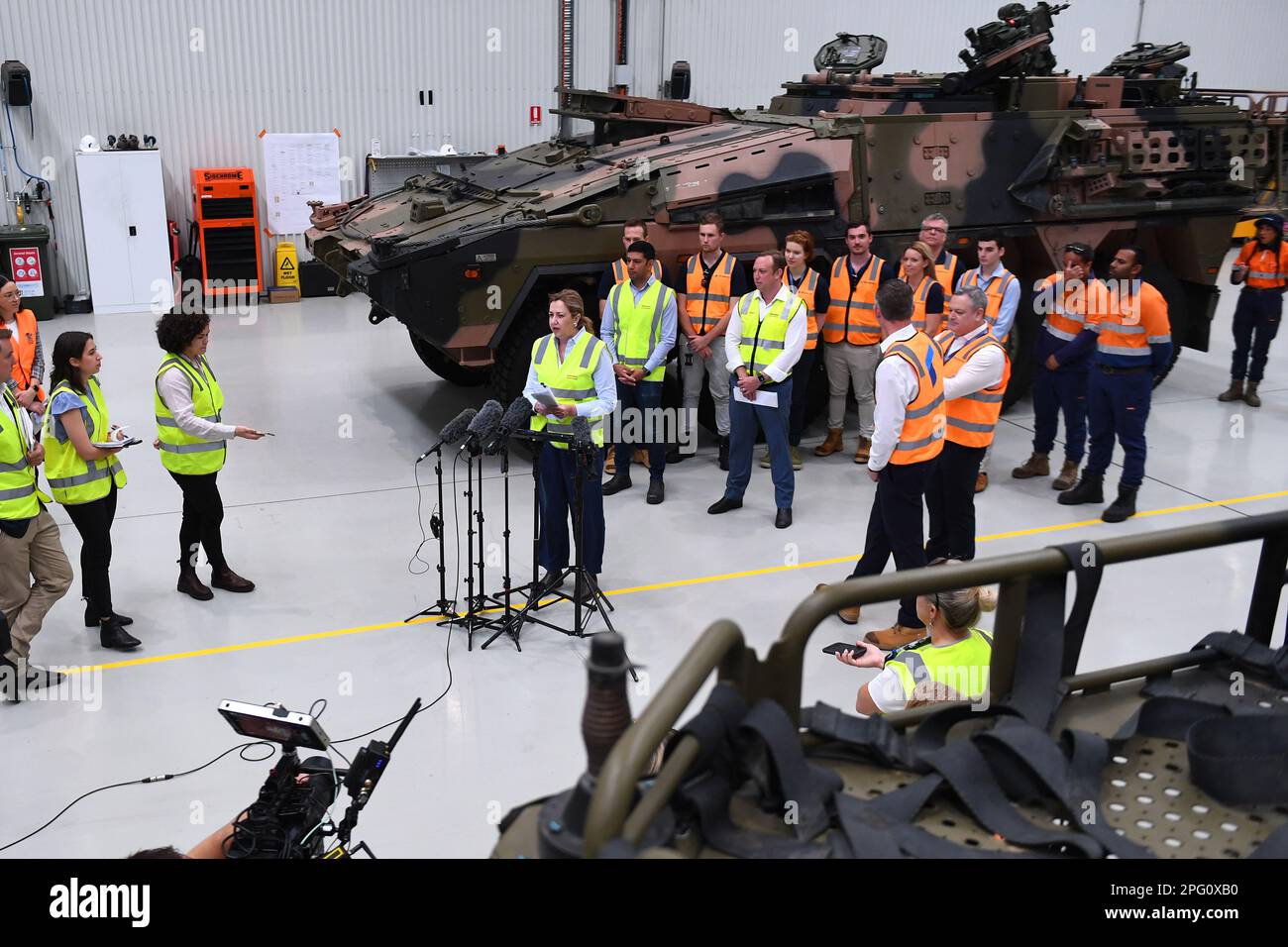 Queensland Premier Annastacia Palaszczuk (centre) and Deputy Premier ...