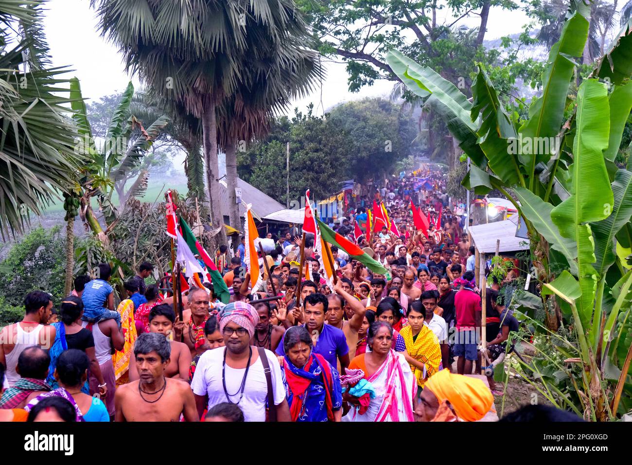 March 19, 2023, West Tootpara, Khulna, Bangladesh: In Gopalganj's Kashiani upazila, Sridham ...