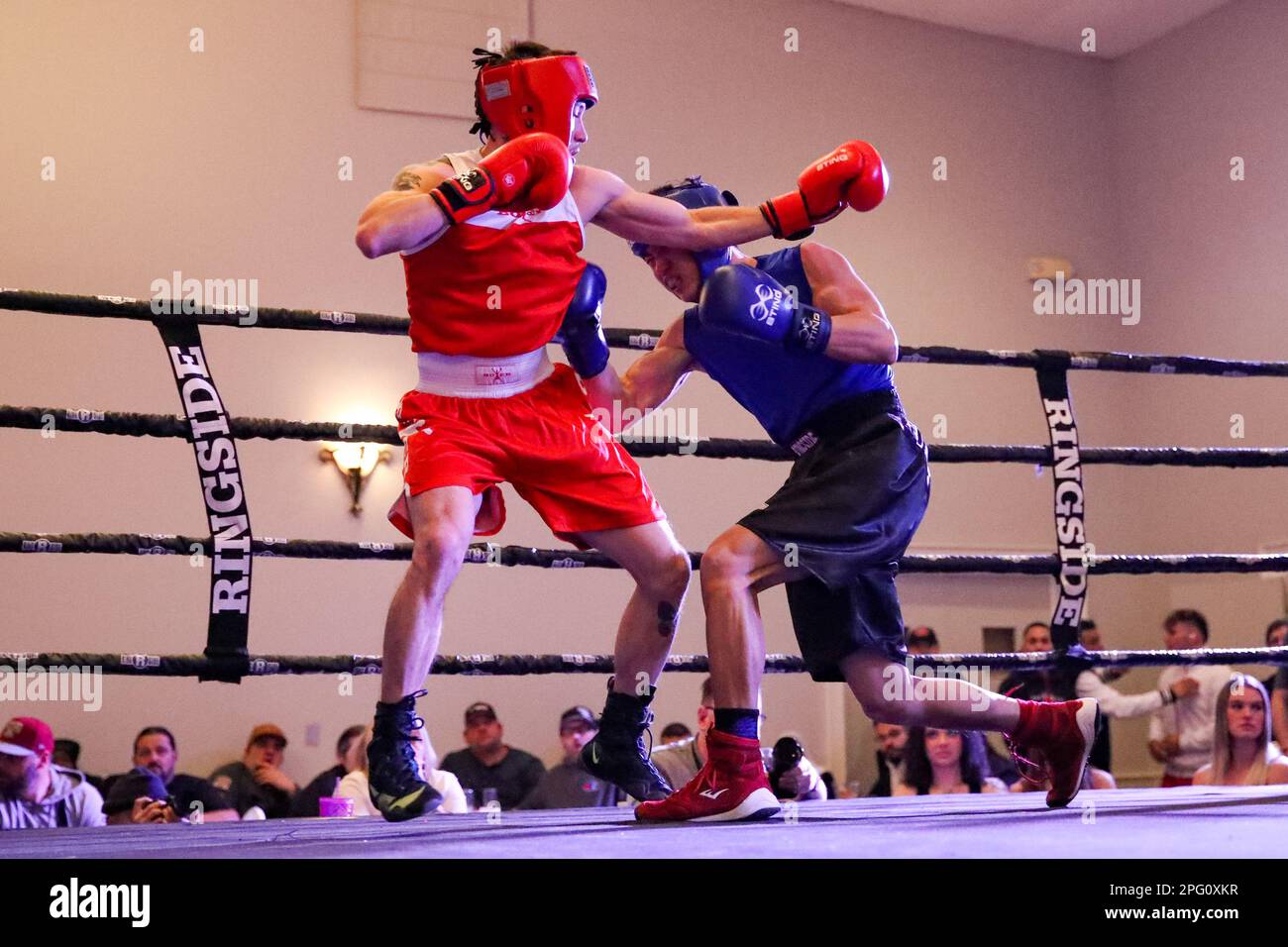 March 18 2023, Marconi Club, London Ontario Canada. Shawn So (Red) Vs ...