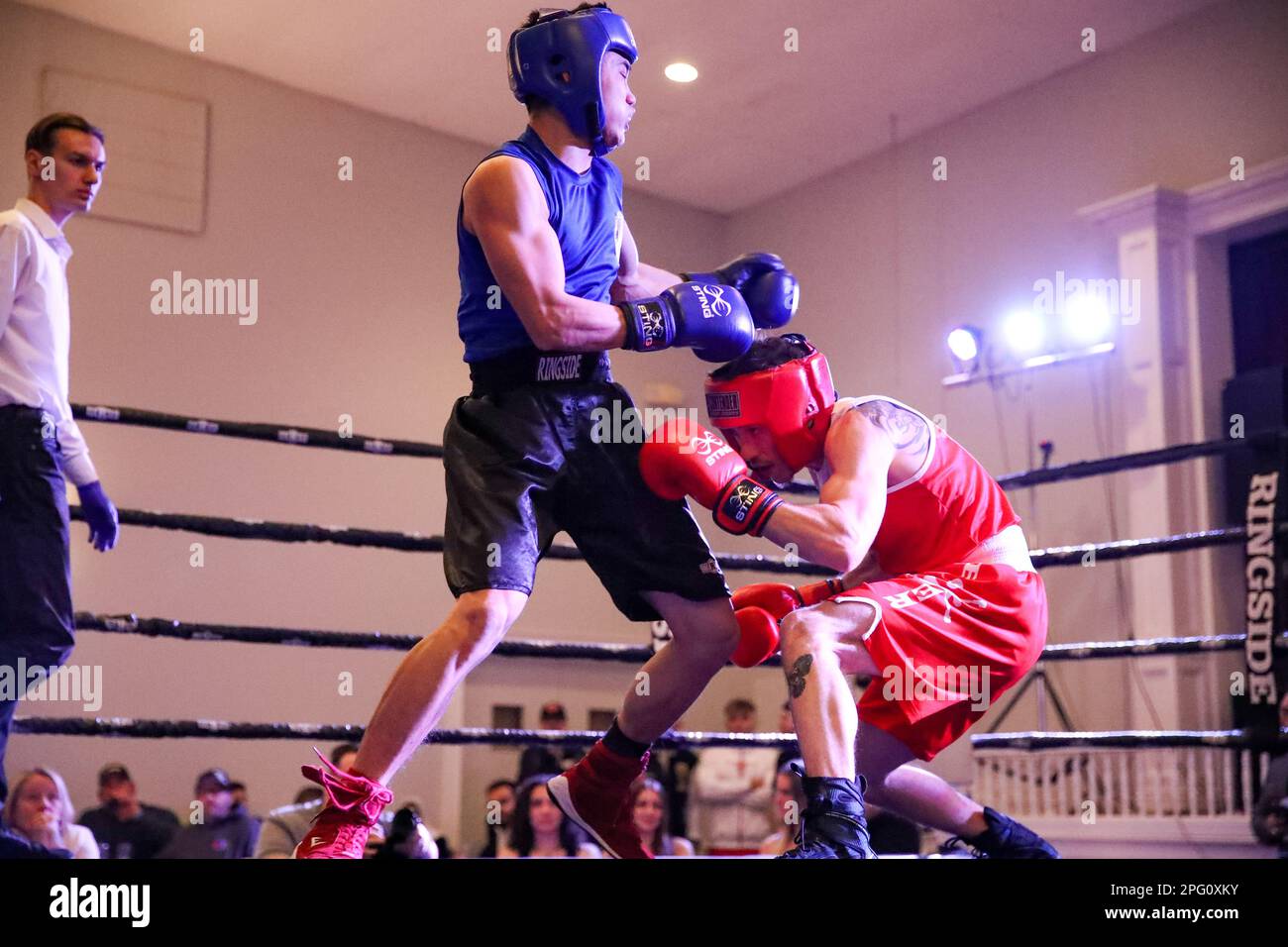 March 18 2023, Marconi Club, London Ontario Canada. Shawn So (Red) Vs ...