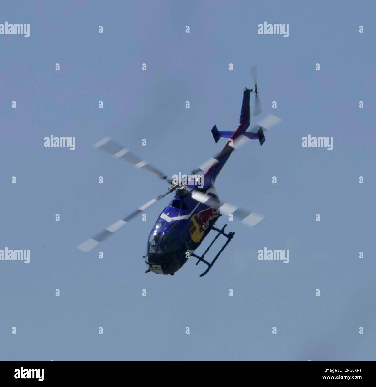 March 17, 2023: Red Bull BO-1005 high performance helicopter finishes ...
