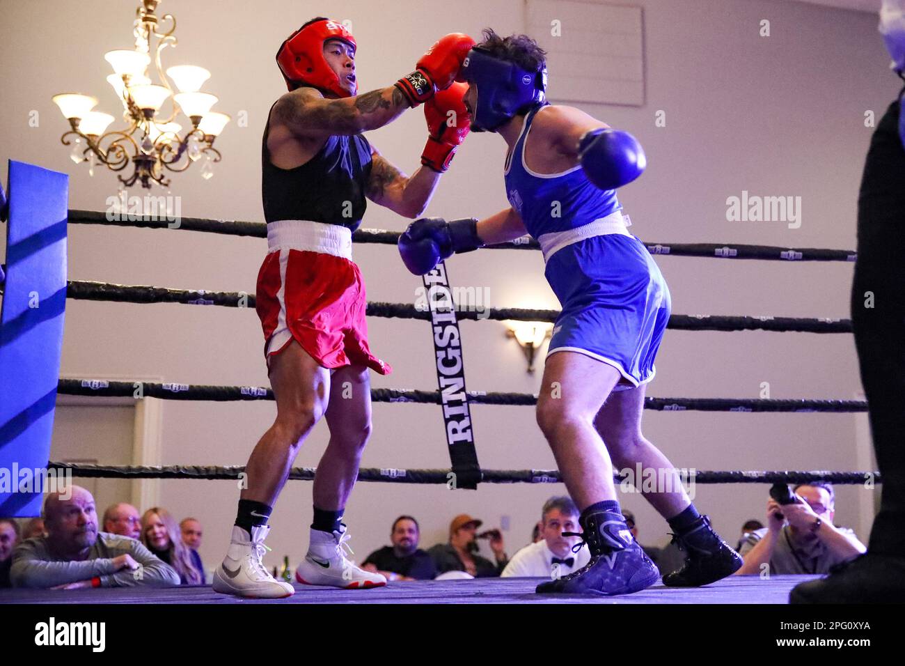 March 18 2023, Marconi Club, London Ontario Canada. Marc Caumeran(Red ...