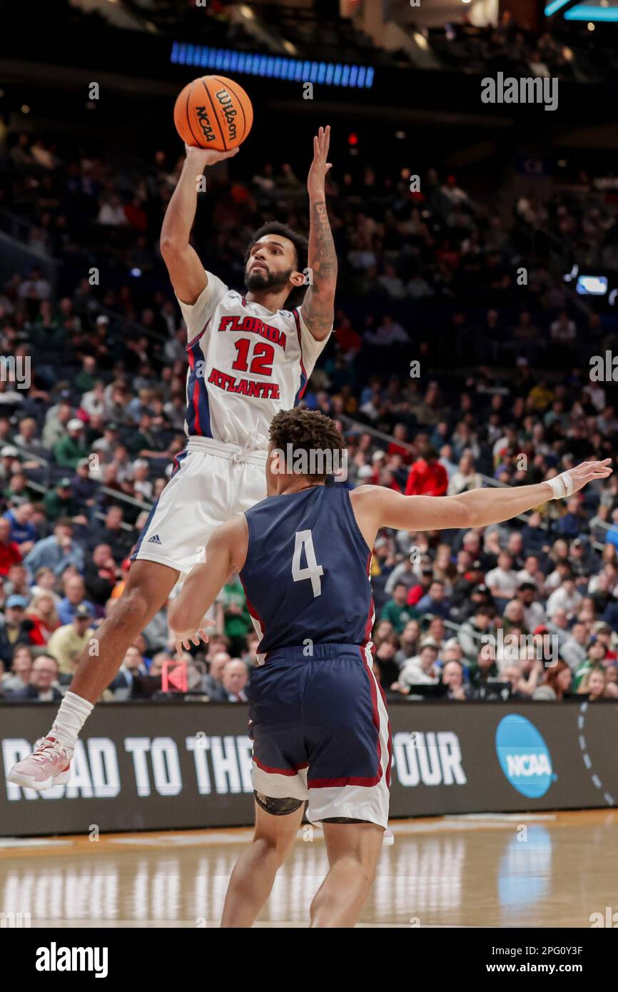 Columbus, Ohio, USA. 19th Mar, 2023. Florida Atlantic Owls guard Jalen ...