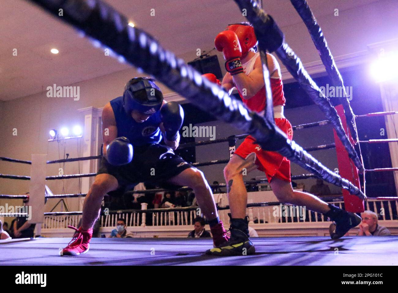 March 18 2023, Marconi Club, London Ontario Canada. Shawn So (Red) Vs ...