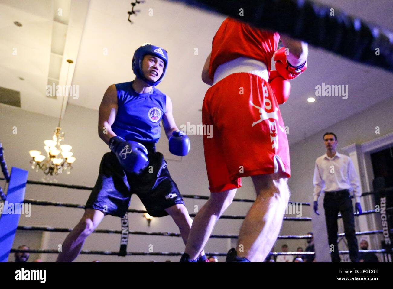 March 18 2023, Marconi Club, London Ontario Canada. Shawn So (Red) Vs ...