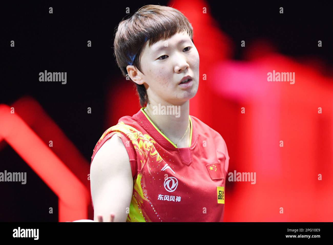 Singapore, Singapore. 18th Mar, 2023. Wang Manyu (CHN) Table Tennis ...