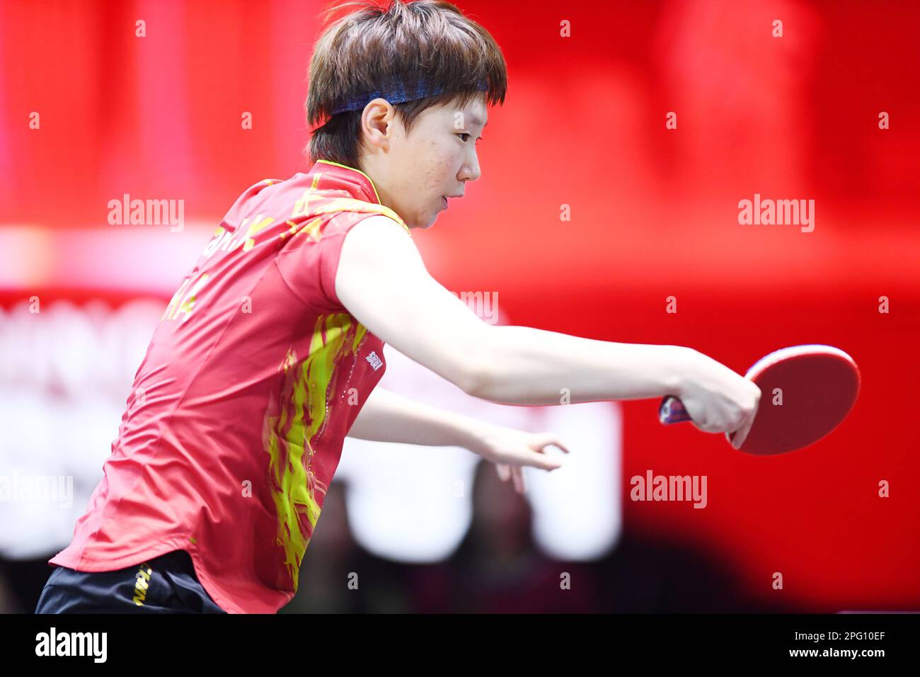 Singapore, Singapore. 18th Mar, 2023. Wang Manyu (CHN) Table Tennis ...